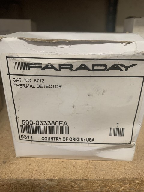 Faraday 8712 Heat Thermal Detector With Base for sale online | eBay