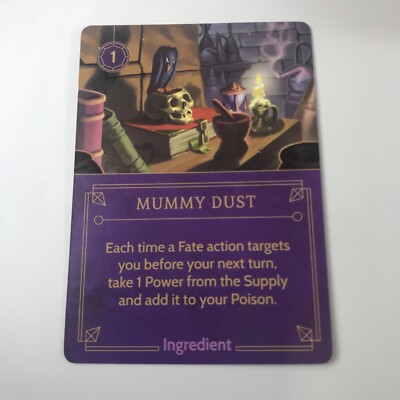 Disney Villainous Evil Queen Mummy Dust Ingredient Villain Deck ...