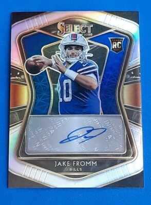 2020 Panini Select Jake Fromm 40/99 Rookie Signatures Silver RC Auto ...