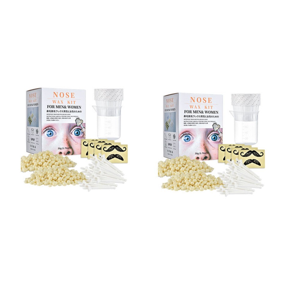 Nose ear Hair Removal Wax Bead Kit Nasal Effective Painless - Hair ...
