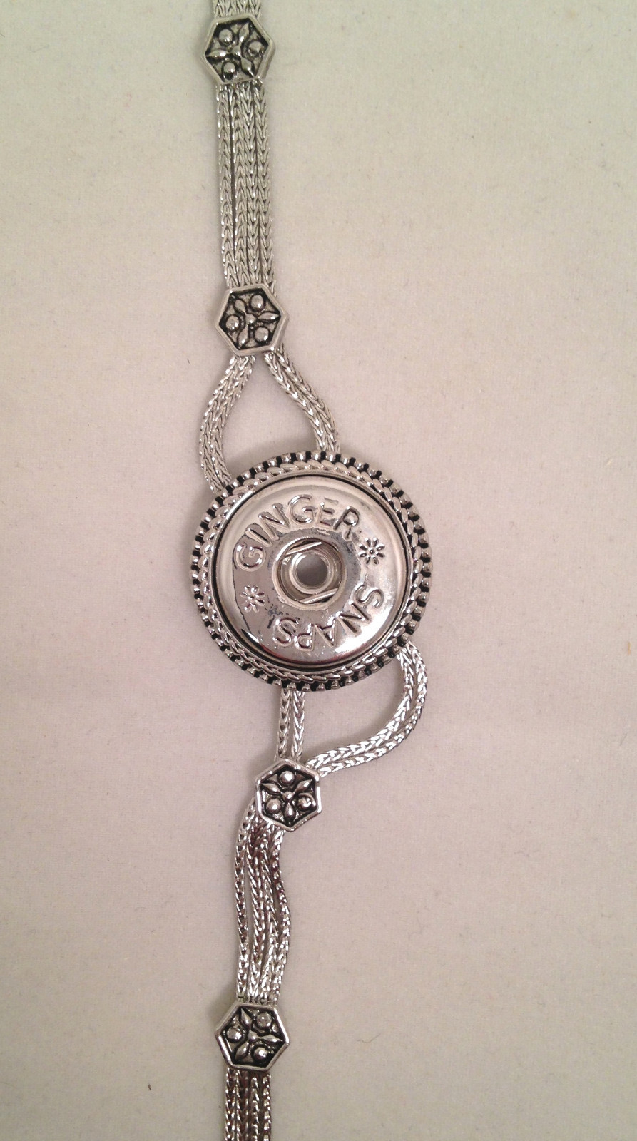 Ginger Snaps™ 1-Snap Heritage Chain Bracelet SN90-35 Interchangeable ...