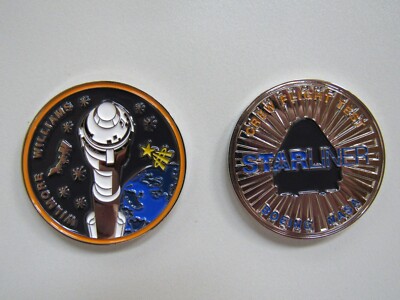 Boeing CST-100 Starliner Crew Flight Test Challenge Coin NASA Space ...