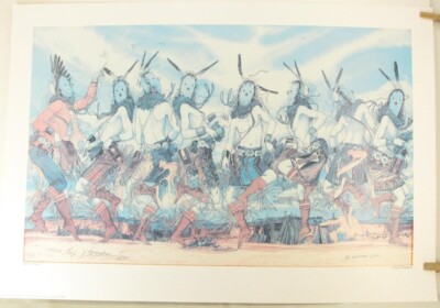 Baje Whitethorne Print Signed Numbered Eight is Enough Navajo Art ...
