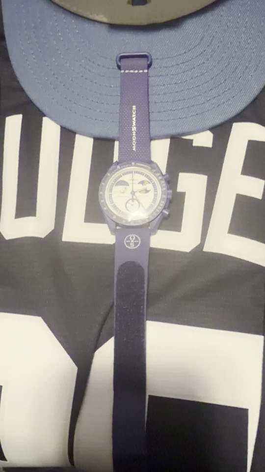 🔥 Omega x Swatch MoonSwatch “Beaver Moon” Mission Earth Phase Moonshine ...