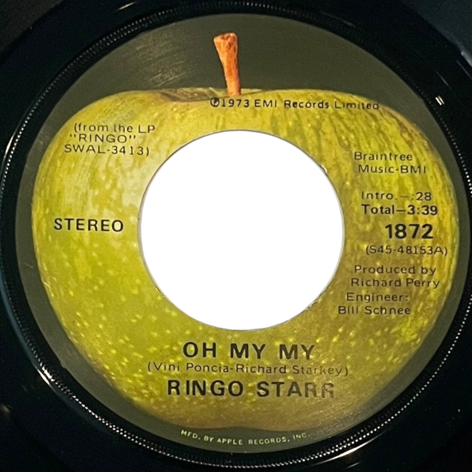 Ringo Starr - Step Lightly / Oh My My - 45rpm 7" Vinyl Record Single | eBay