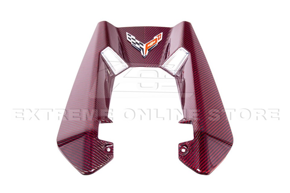 For 23-Up Corvette C8 Z06 Coupe | GM Factory RED CARBON FIBER LT6 ...