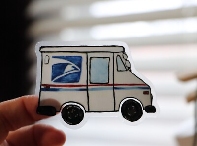 USPS LLV sticker Postal Worker Mail Carrier Post Office Stickers | eBay