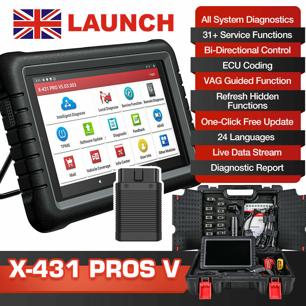 Jaguar XF XE XJ X431 V PRO V5.0 Full System OBD2 Car Diagnostic Scanner ...