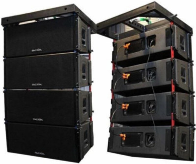 Admark A-12A Double 12" Waterproof Powered Line Array Speaker W/built-in DSP 4 Ω | eBay