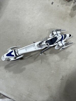 2005 Star Wars Clone Wars Blue Barc Speeder Bike 10.5" Long C28 #5 | eBay