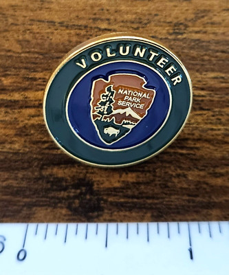 National Park Service NPS Volunteer Uniform Hike Camp Outdoor Enamel ...