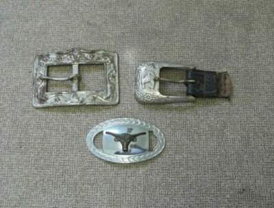 Belt Buckles Toy cap gun buckles Vintage accessories As Is 3 total ...