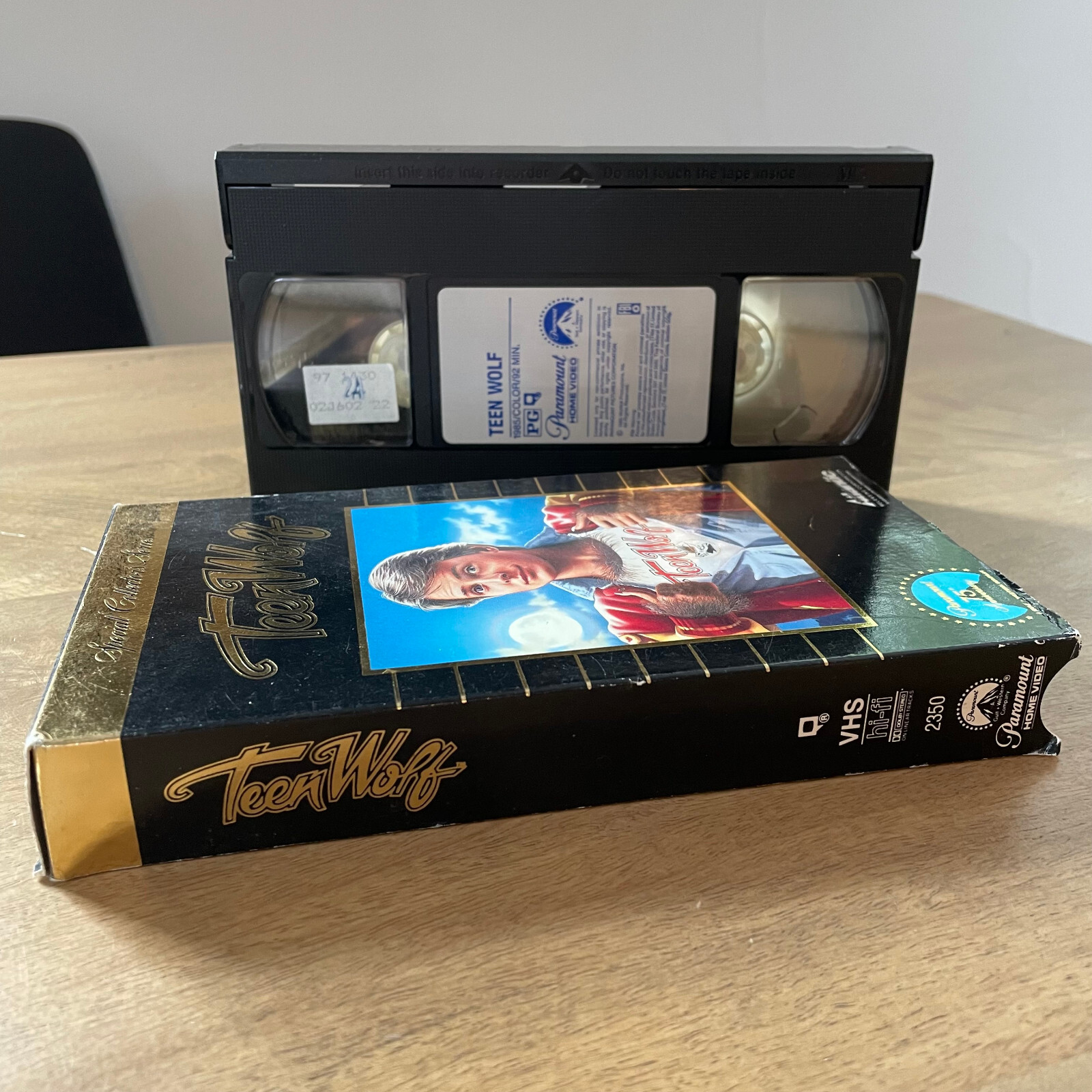 Teen Wolf 1985 Werewolf Comedy VHS Michael J Fox James Hampton Susan ...