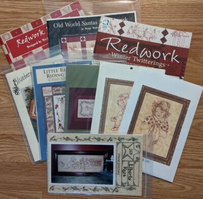 Redwork Embroidery Stitchery Patterns - You Choose | eBay