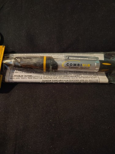 Pharmaceutical Drug Rep Promo Lot Of 2 Combivir Pen And Keychain With ...