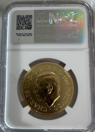 2024 Gold $100 Britannia & Liberty MS70 NGC 97th Coin Struck Signature ...