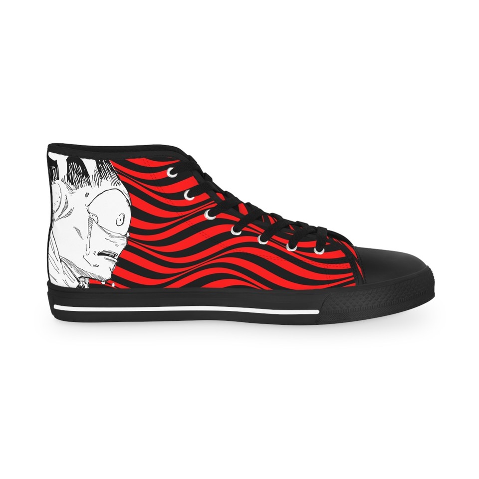 Red Men High Top Sneakers Shoes JJK anime manga jogo fan art Cursed ...