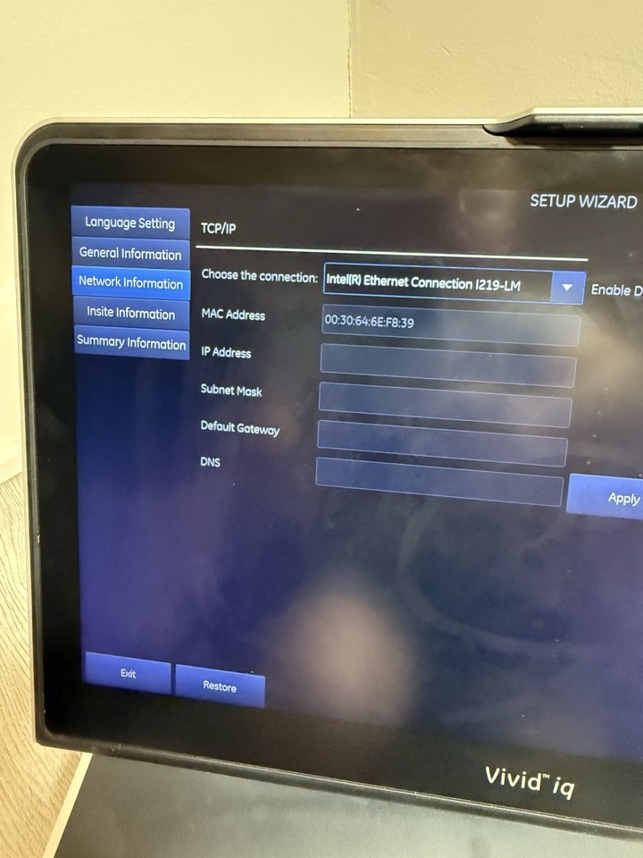 GE Vivid IQ V204 Cardiac Ultrasound | eBay