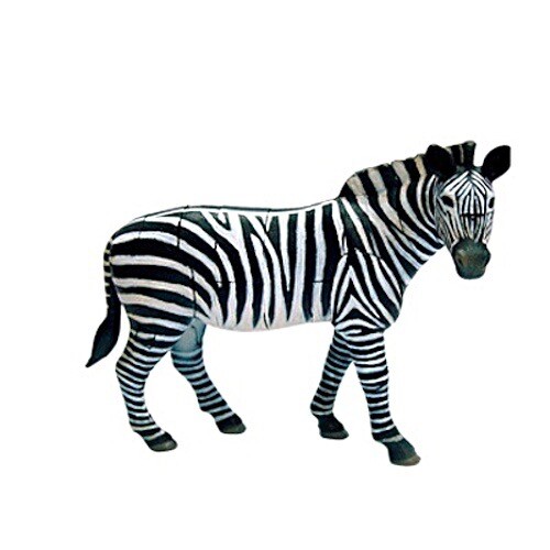 Zebra Wild Animals 4d 3d Puzzle Egg Realistic Model Toy Kit for sale ...