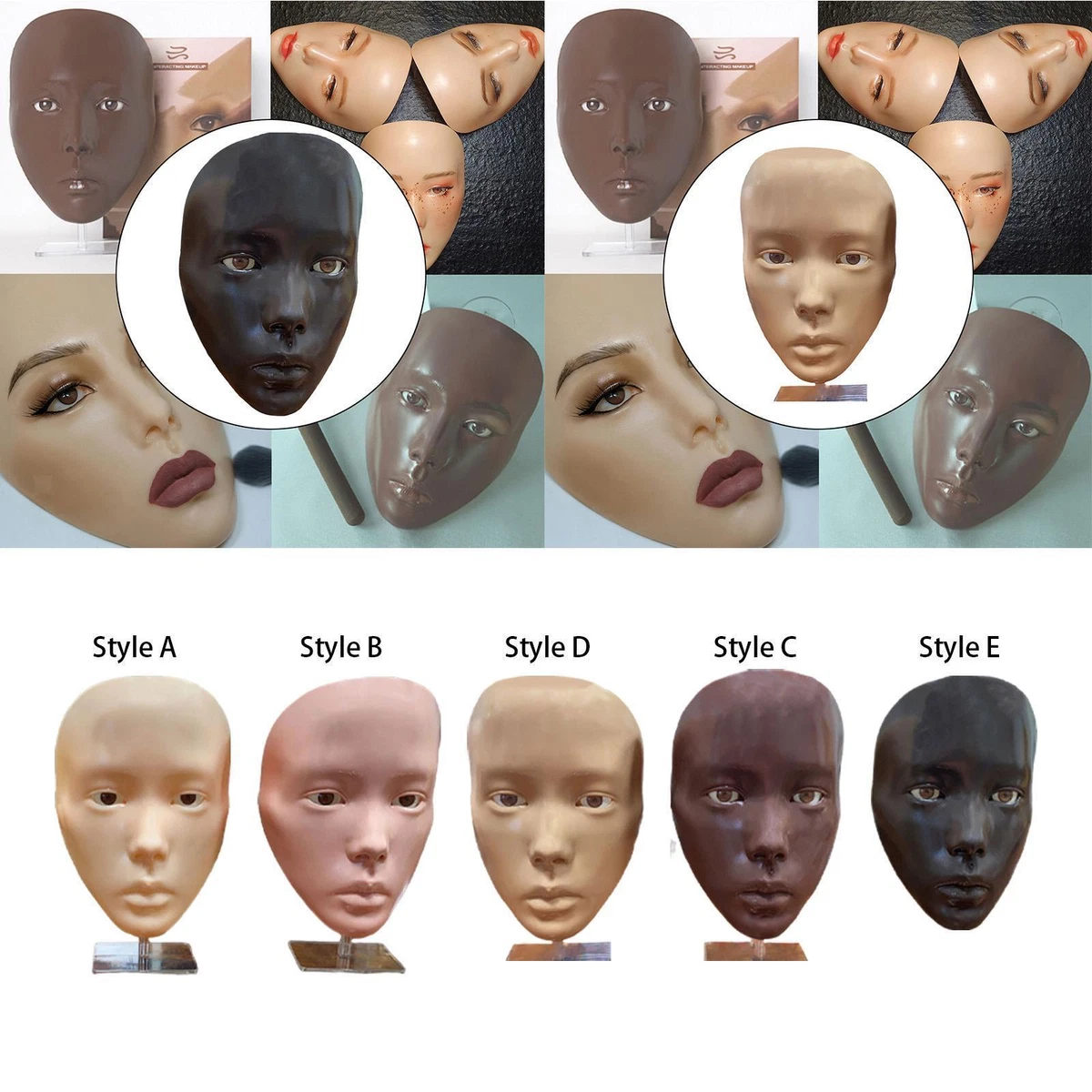 Makeup Practice Head