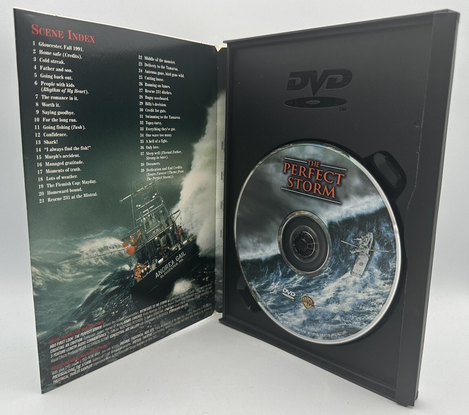 The Perfect Storm DVD George Clooney Mark Wahlberg Free Shipping 2000 ...