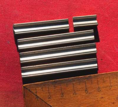 5x Line brass ornament bookbinding Art Nouveau´Deco gilding bookbinder ...