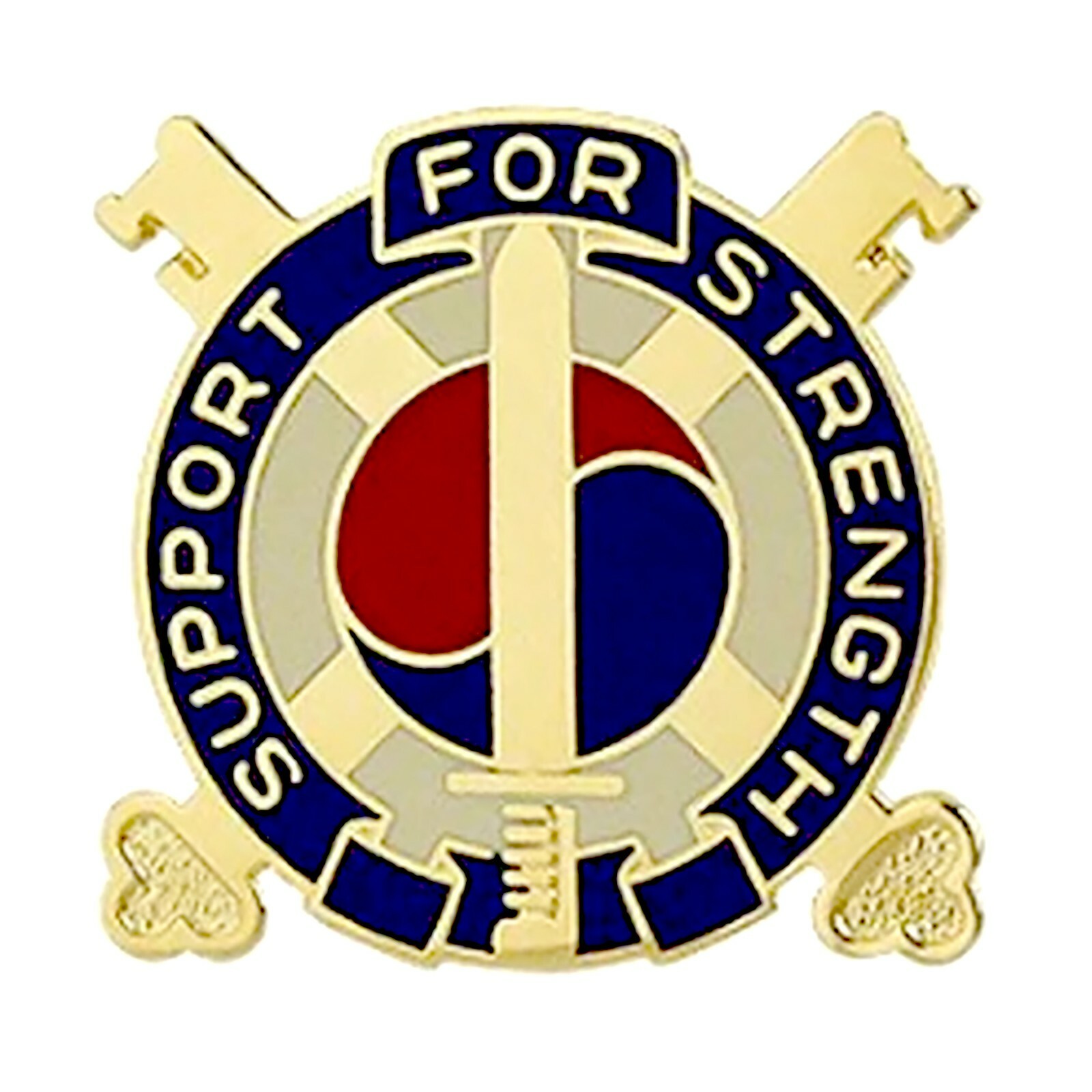 U.S. Army 142nd Support Battalion Crest "Support For Strength" (each ...