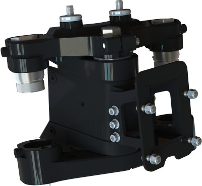 HAWG HALTERS INC BOLT ON NECK RAKE KIT 26" FLTR 15-UP BNK49FLAX2614RG ...