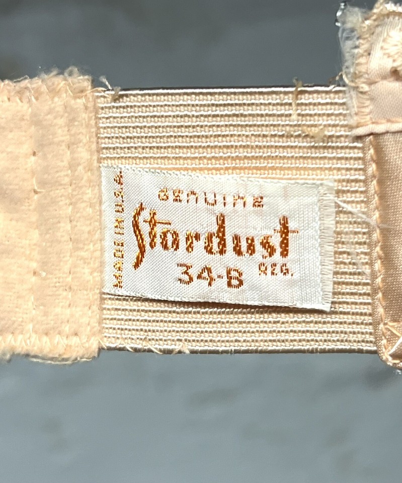 NOS! 1950s VTG STARDUST Nude Strapless Bullet Bra USA Womens 32A 32B ...