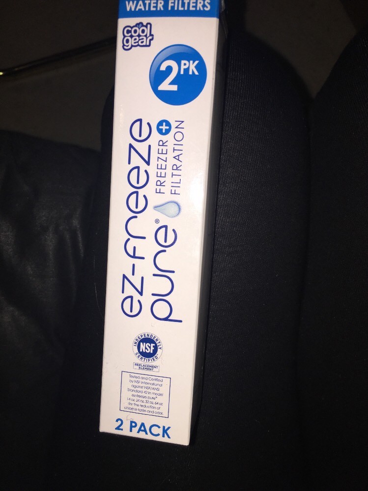 Cool Gear EZ-Freeze Pure freezer Filtration water filters 1 ea 2 pack ...