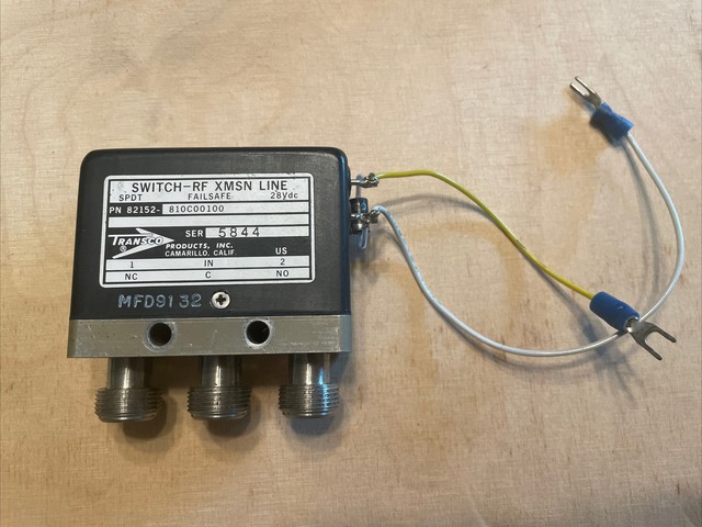 Transco Switch-rf XMSN Line SPDT Failsafe 82152-810c00100 28vdc N ...