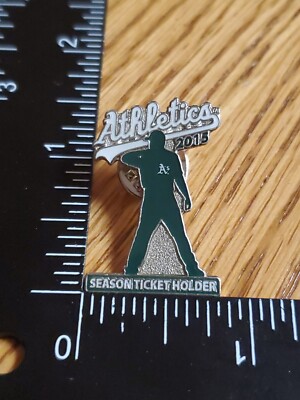 MLB baseball Oakland Athletics 2015 SEASON TICKET HOLDER Pin A's Xp | eBay