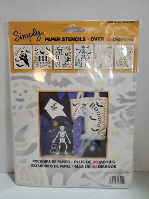 Simply Paper Stencils Halloween | eBay