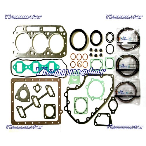 For Yanmar 3T84 3T84HLE 3T84HL Engine Piston Ring Set Overhaul Gasket ...