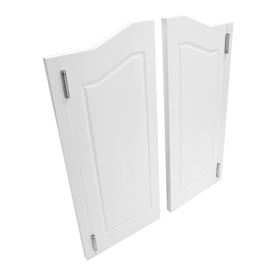 Modern White Cafe Doors Porch Entrance Door Inward Outward Kitchen Door ...