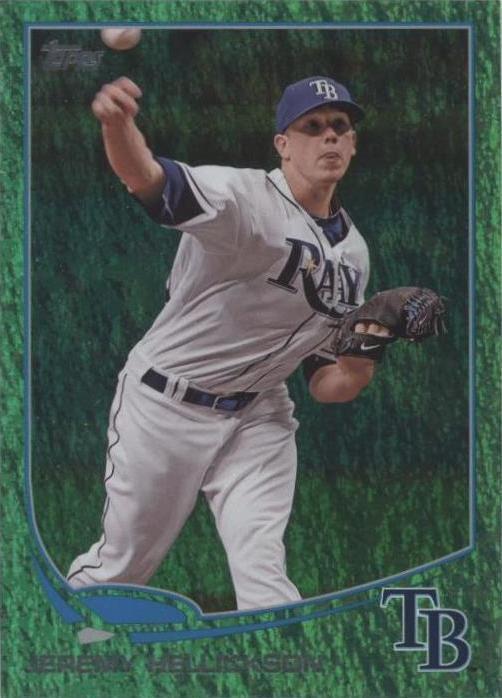 2013 Topps - Jeremy Hellickson #58 Emerald Foil for sale online | eBay