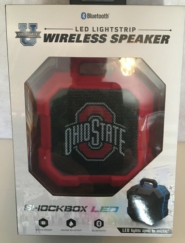 NCAA Ohio State Buckeyes Shockbox LED Lightstrip Wireless Bluetooth ...