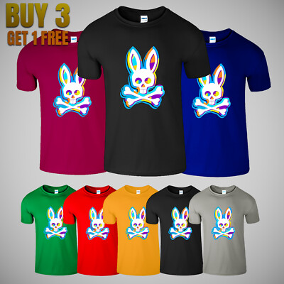 Bone Rabbit Funny Men T Shirt Cool Bunny Happy Christmas Holiday New ...
