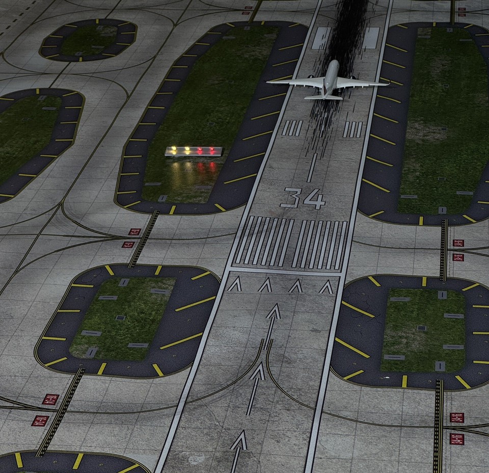 Jetset Models 1:400 Scale PAPI Landing Lights (2 Red 2 White) Micro ...