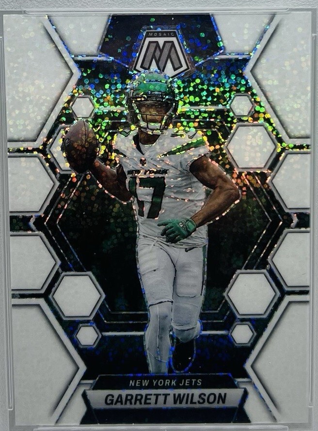 2023 Panini Mosaic - Garrett Wilson #75 White Sparkle Prizm for sale ...