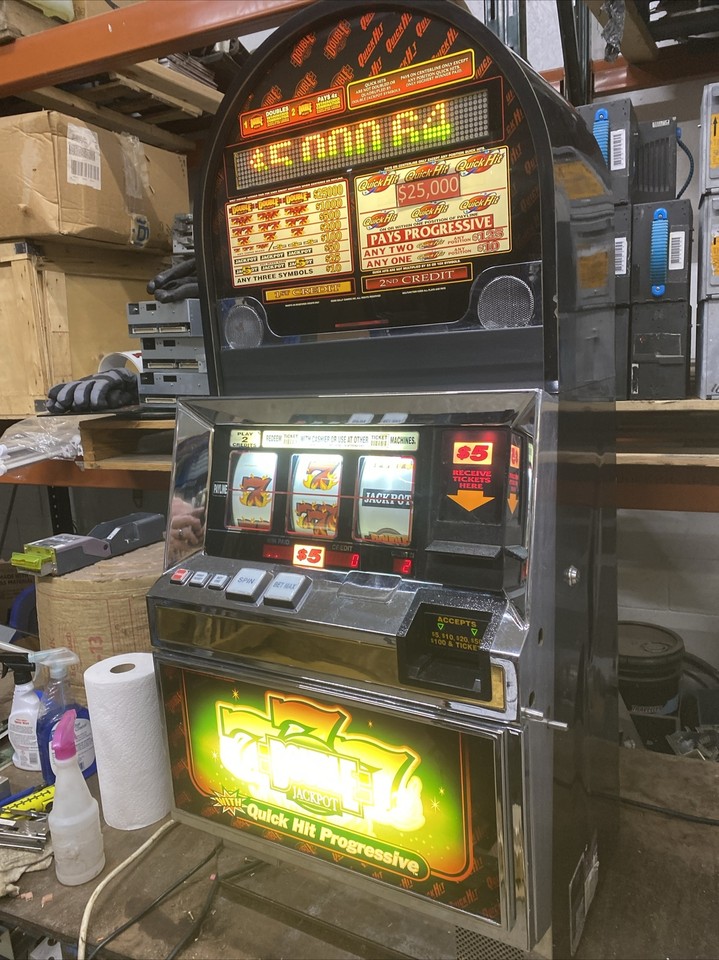 Bally 6000 Blazing 7’s Double Jackpot Quick Hit Progressive SLOT ...