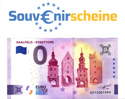 0 Euro Schein XEYZ 2024-3 SAALFELD - STADTTORE | eBay.de