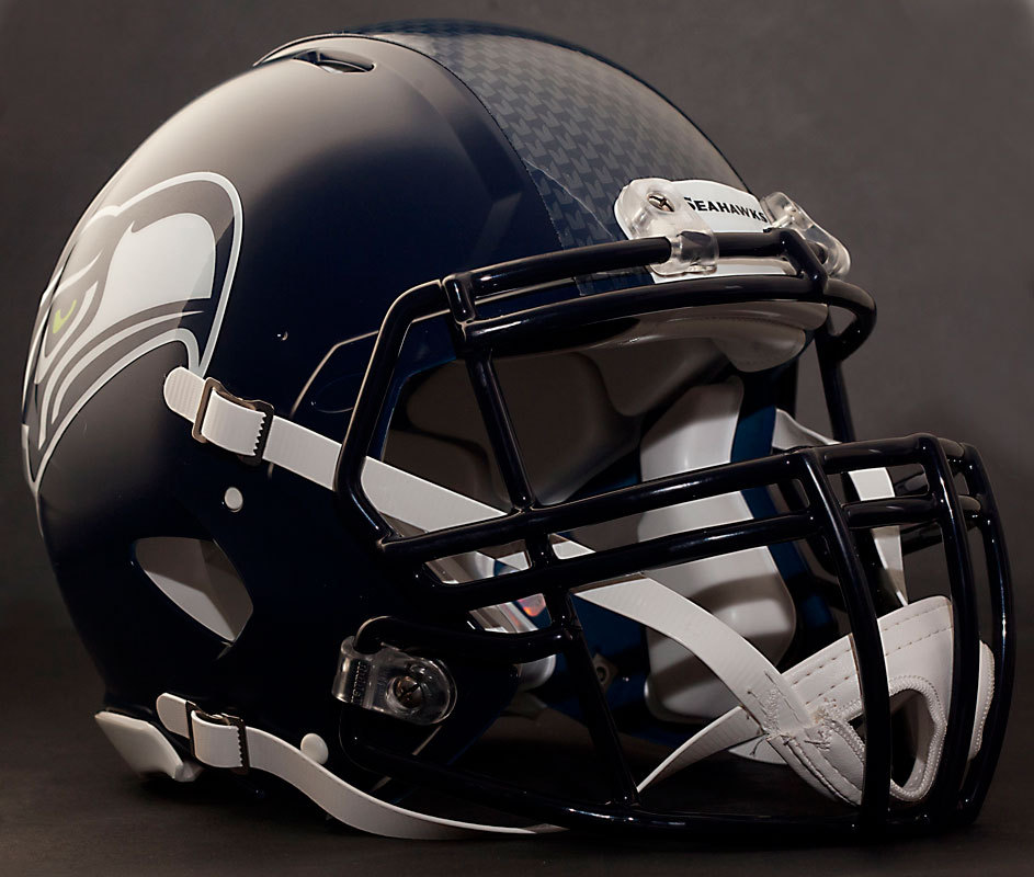 SEATTLE SEAHAWKS NFL Authentic GAMEDAY Football Helmet w/ S2BDC-SP ...