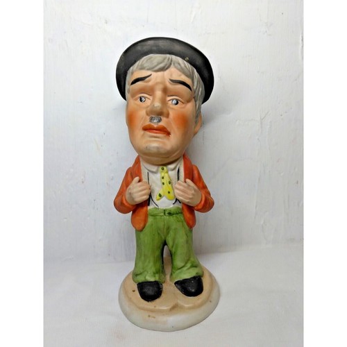 Whimsical Distinguished Man Standing Wearing Hat/Tie Ceramic Figure ...
