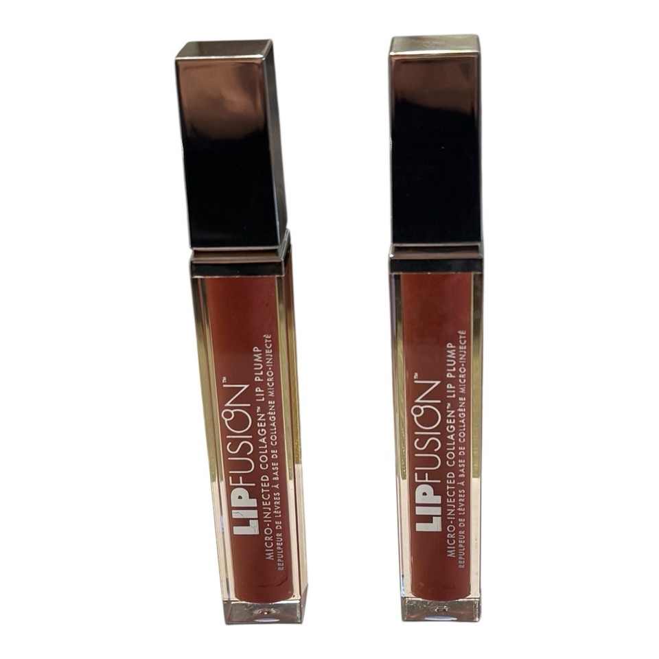 2x Fusion Beauty LipFusion Micro Injected Collagen Plumping Lip Gloss ...