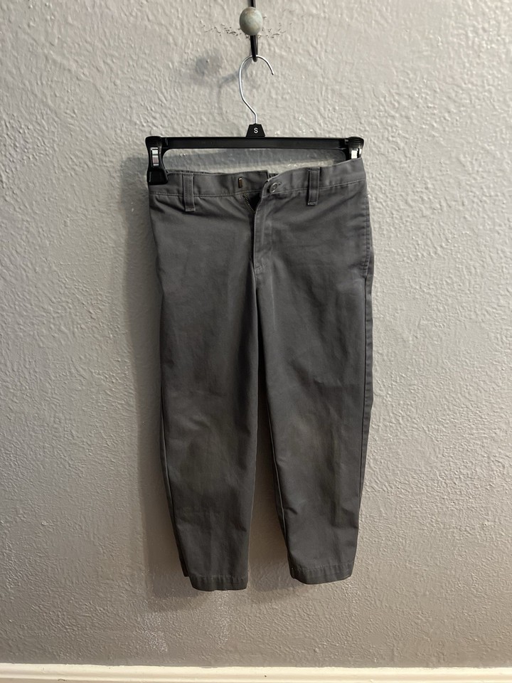 Lands End Shorts Boys Size 7 Gray Pants School Uniform Elastic Waist | eBay