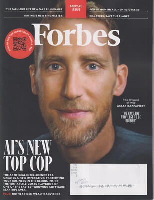 Forbes August September 2023 Assaf Rappaport AI's New Top Cop (Magazine: Busines | eBay