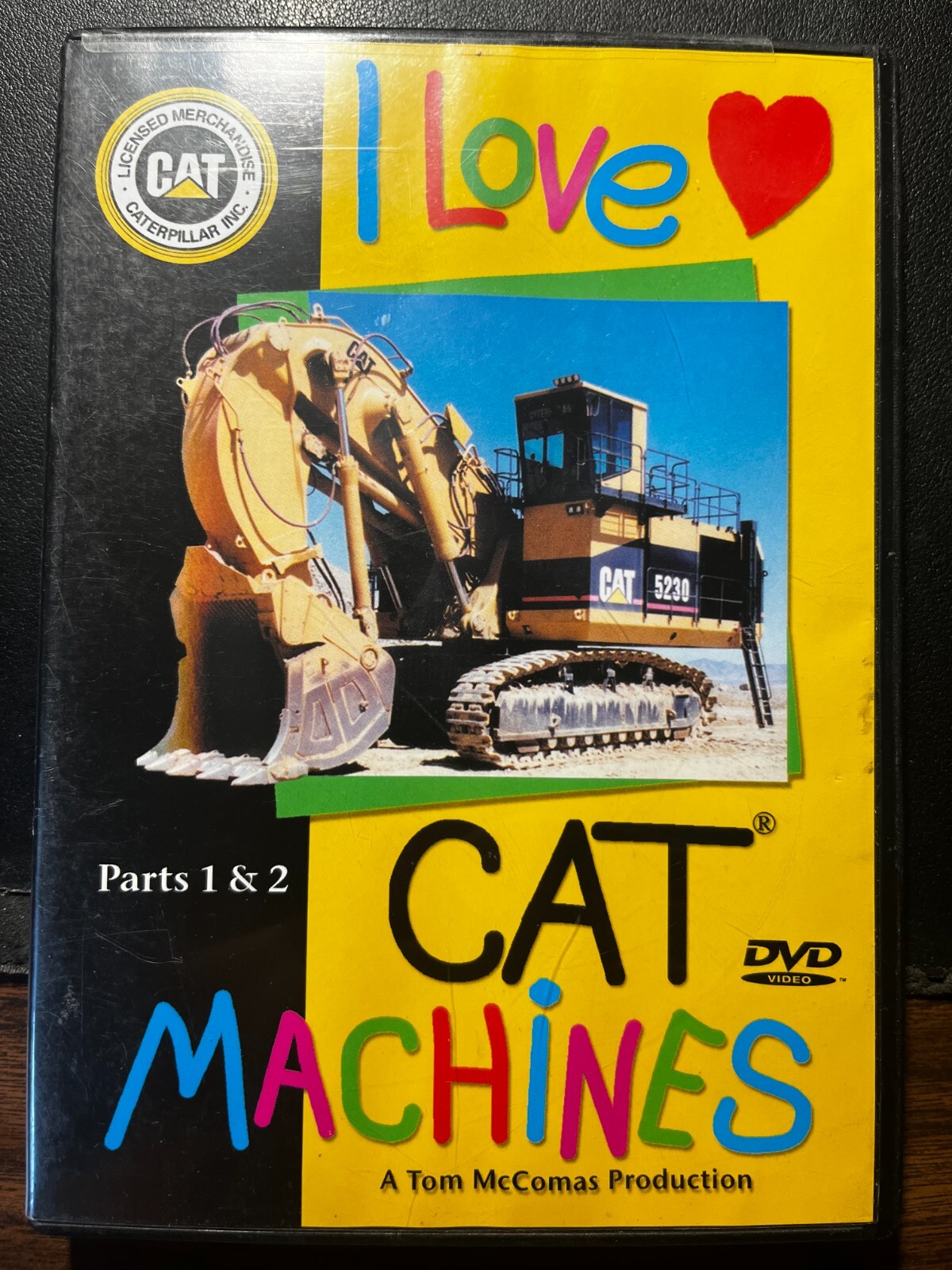 I Love CAT Machines Parts 1 and 2 Very Good DVD Tom McComas Production ...