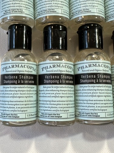Lot Of 44 Pharmacopia Verbena Shampoo Travel Size Bottles 36mL 1.25oz ...