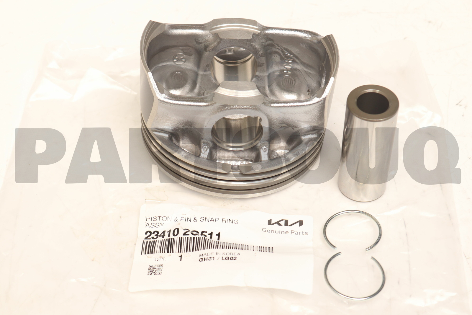 234102G511 Genuine Hyundai / KIA PISTON & PIN & SNAP RING ASSY | eBay